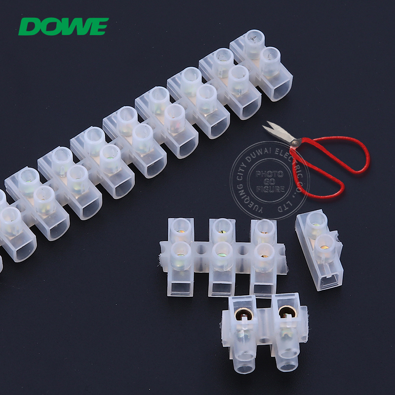 Nylon Plastic X3 PVC Screw Terminal Block Strips PA66 Terminal block ...